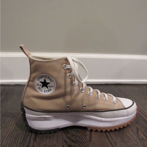 Converse | Shoes | Converse Tan Run Star Hike Platform Sneakers | Poshmark